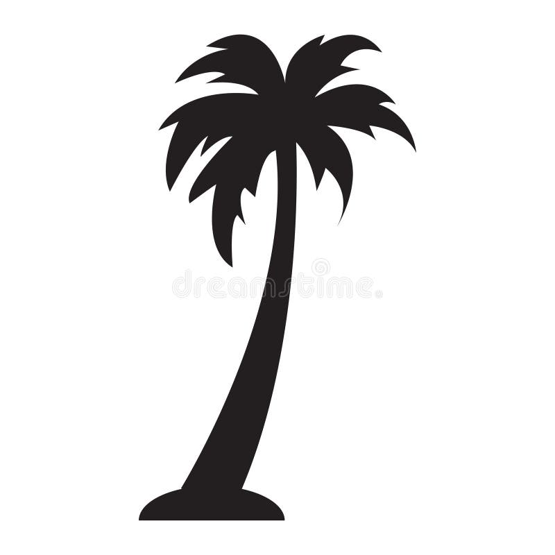 Palm Tree Graphic Design Template Vector Isolated Stock Vector ...