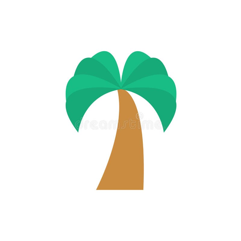 Palm, Tree Icon. Simple Color Vector Elements of Vacation Icons for Ui ...