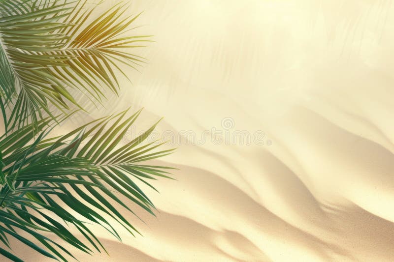 A Palm Tree is on the Left Side of the Image Stock Image - Image of ...