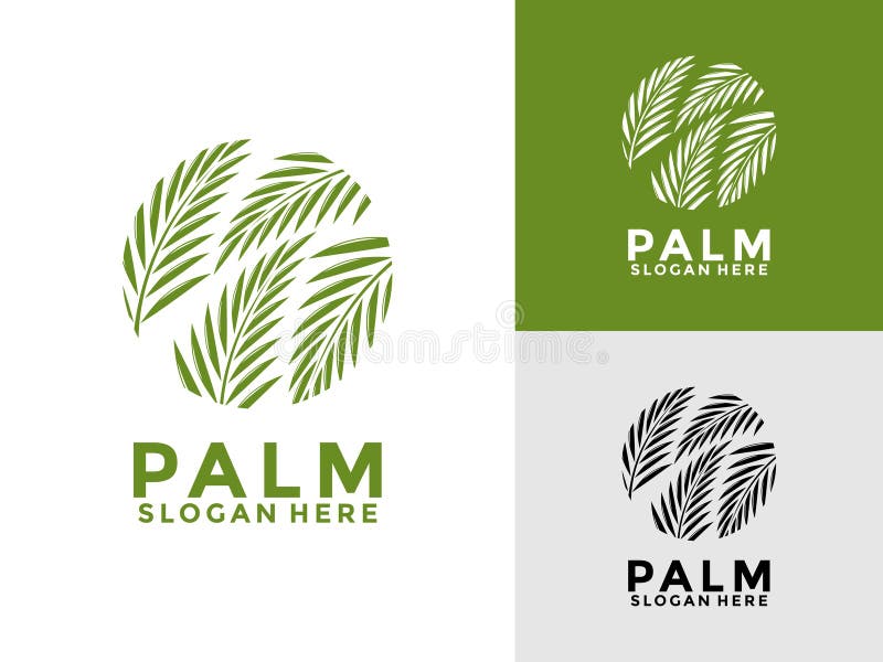 Palm Tree Logo Design Vector for Your Brand or Business, Beach and ...