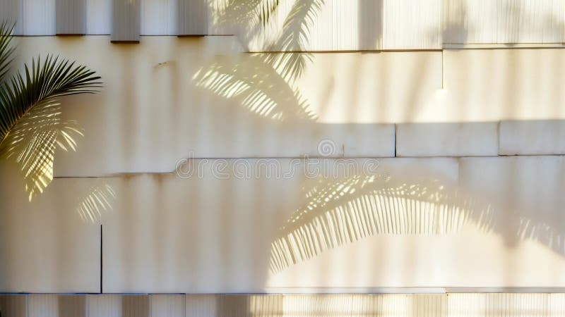 Animated Background with Palm Tree Shadows Stock Video - Video of ...