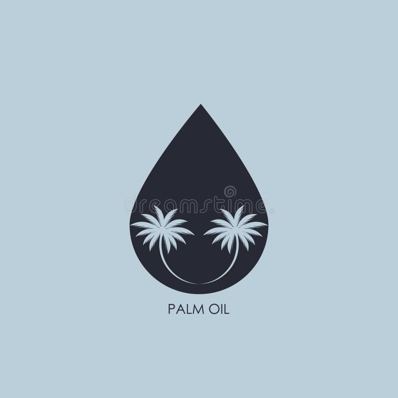 Palm Tree Element Shape for Logo Template Stock Vector - Illustration ...
