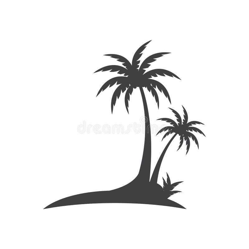 Palm Tree Summer Logo and Symbol Template Vector Design Stock Vector ...
