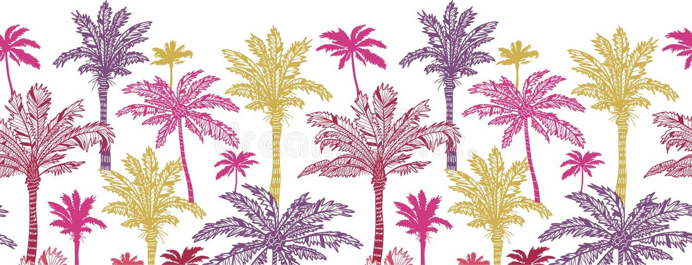 Palm Trees Horizontal Stock Illustrations – 2,472 Palm Trees Horizontal ...
