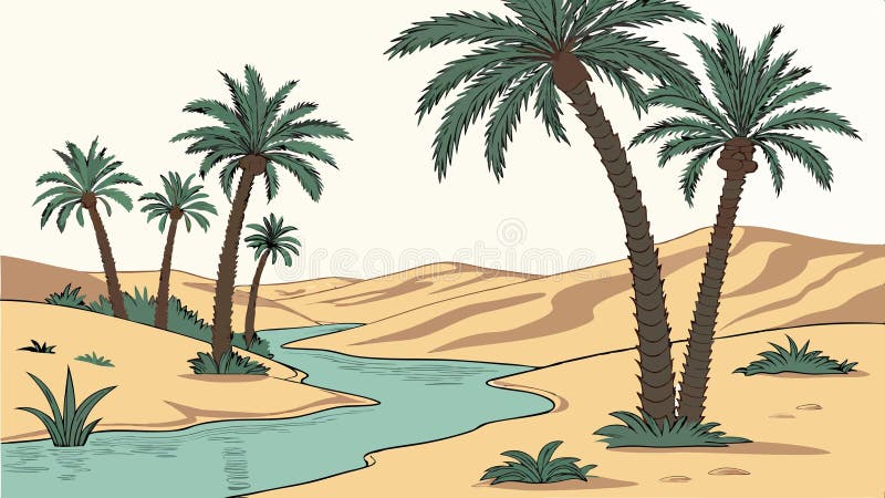 Palm Trees by River Tropical, Riverside Palms, Tropical Stream, Water ...