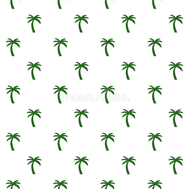 Palm Trees, Seamless Pattern, Vector Stock Vector - Illustration of ...