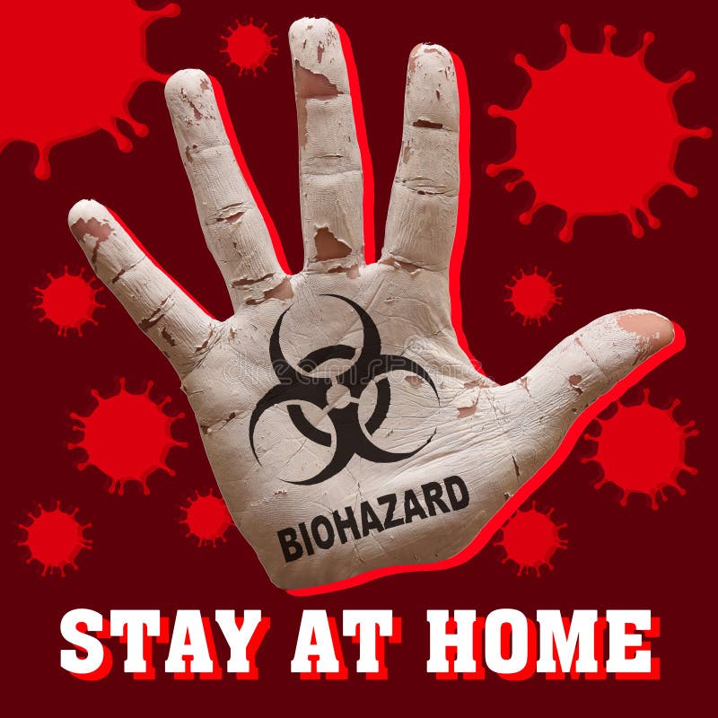 Palm virus biohazard stock image. Image of stay, danger - 176657097