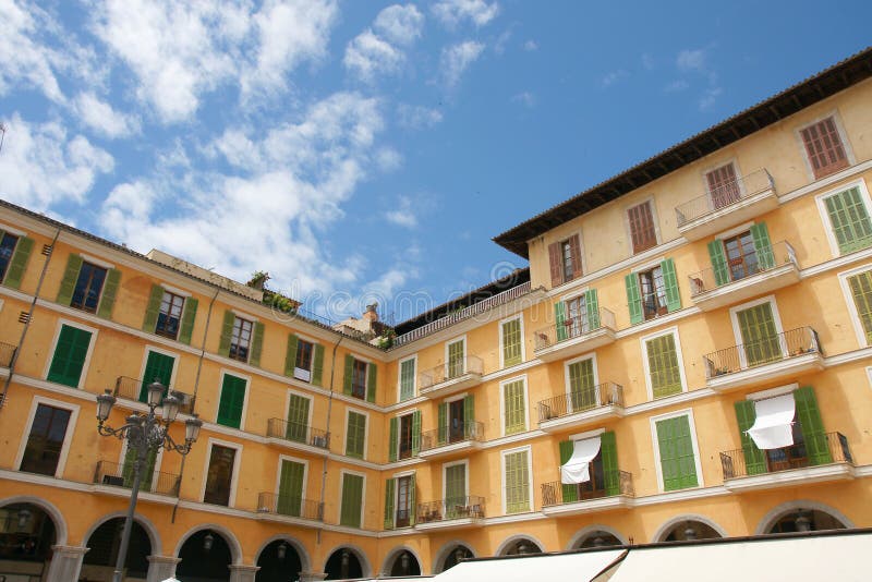 Palma De Mallorca building stock photo. Image of beige - 5590148