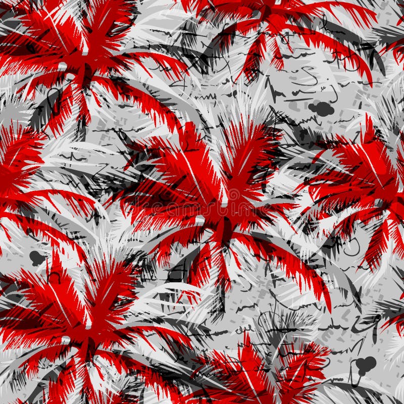 Palmenmuster 2 stock abbildung. Illustration von blatt - 66603231