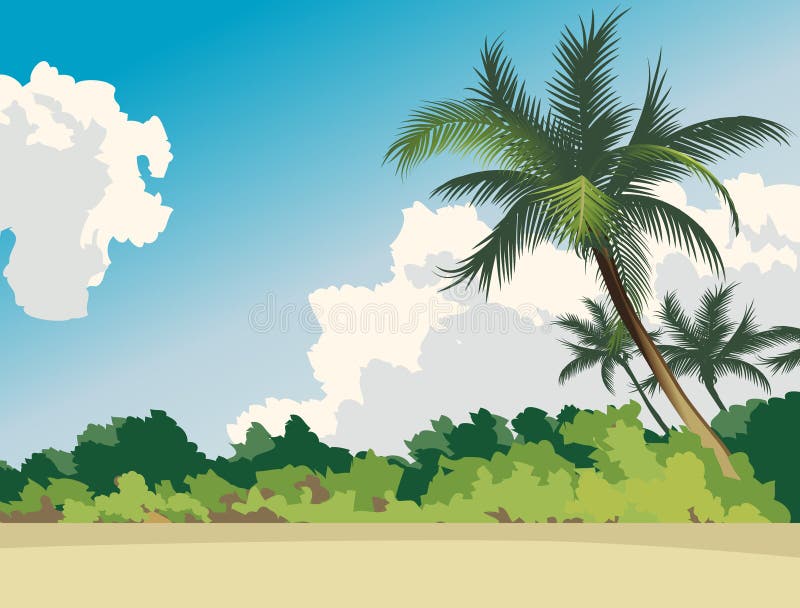 Palms stock vector. Illustration of leaf, splotches, plant - 3241931