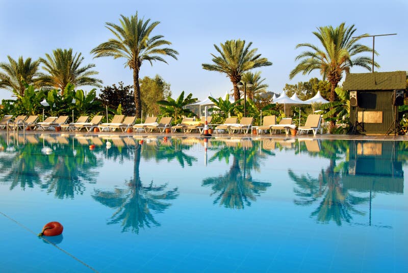 Omer, ISRAEL -June 27,People Swim in the Outdoor Pool- Omer, Negev ...