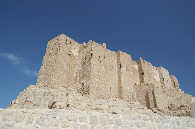 Palmyra Desert Ruins Arab Fort Syria Stock Image - Image of built ...