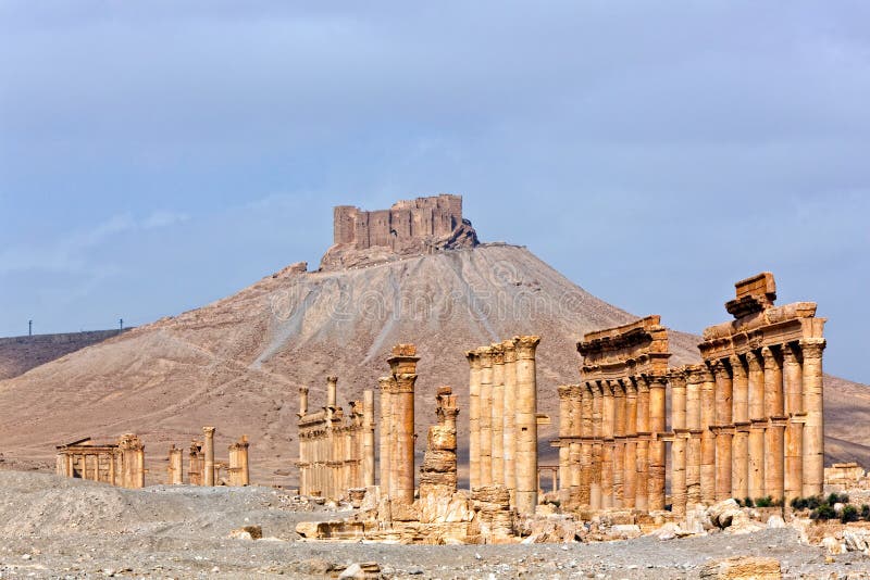 Palmyra Syria tadmor obraz stock. Obraz złożonej z łuczniczka - 12145879