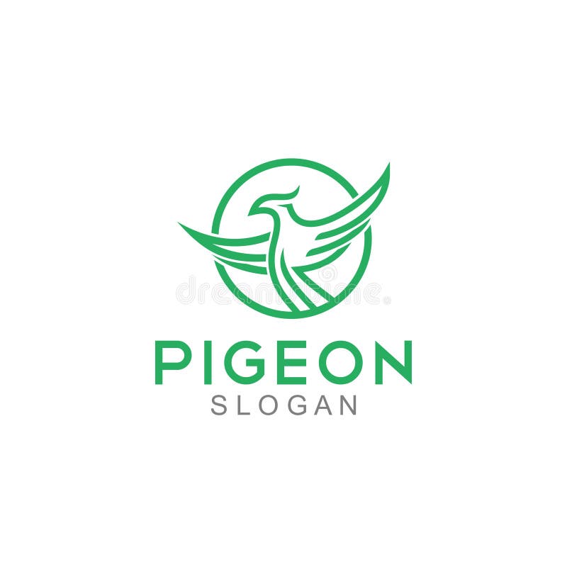Paloma Logo Template ilustración del vector. Ilustración de vector ...