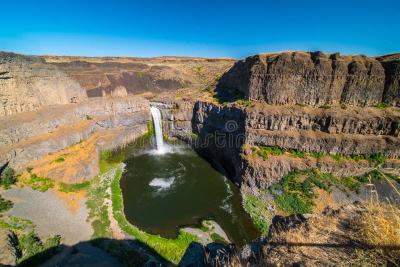 Palouse Fall stock image. Image of deep, nature, evening - 157797267