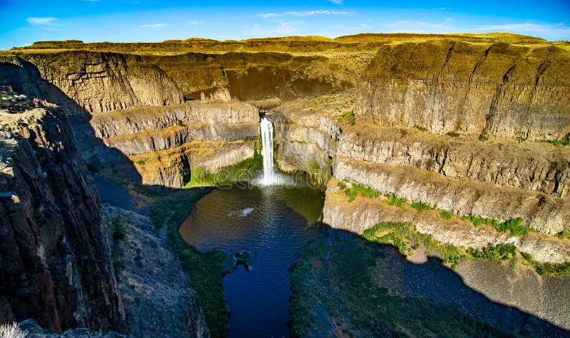 The Palouse Falls in Eastern Washington, USA Stock Photo - Image of ...