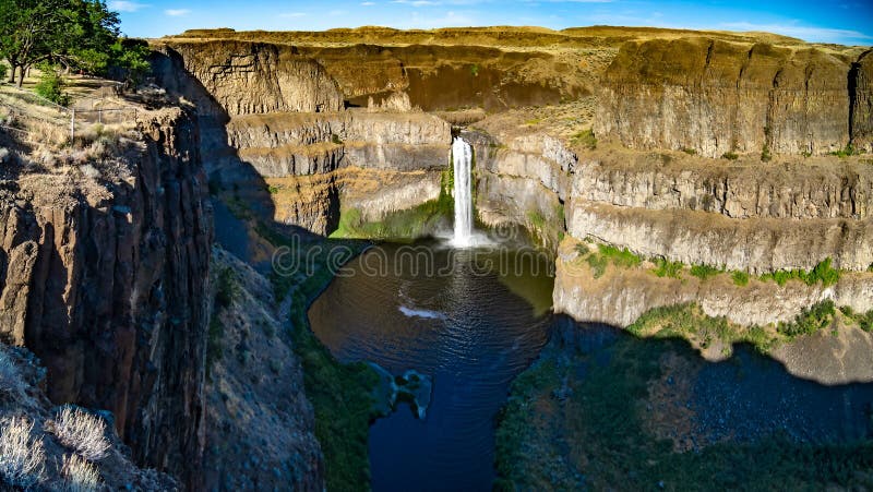 The Palouse Falls in Eastern Washington, USA Stock Image - Image of ...