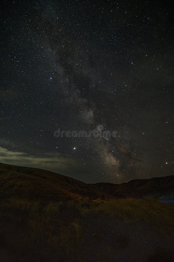 Palouse at Night stock image. Image of light, palouse - 199135263