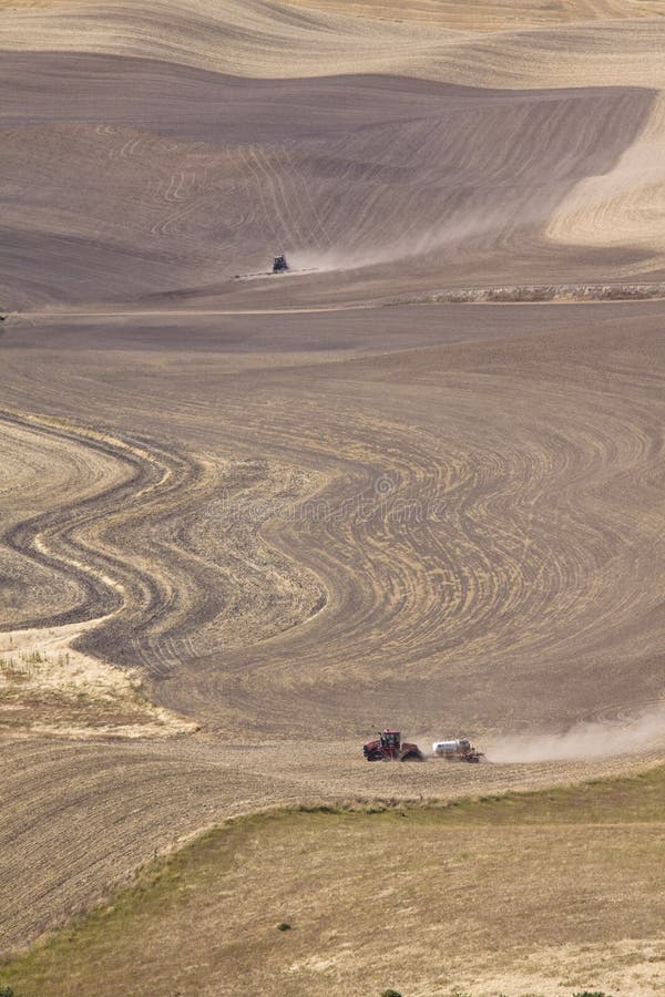 Palouse Valley, Eastern Washington State Agricultural Stock Image ...