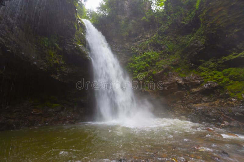 Palovit Waterfall, Kackars Rize / Turkey Stock Image - Image of ...