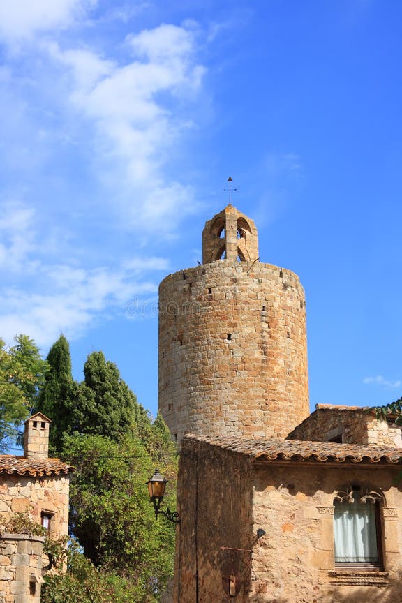 Pals (Costa Brava, Spain) stock image. Image of landmark - 6917763