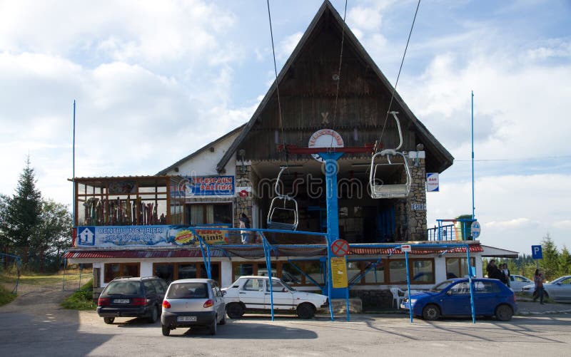 Paltinis - Ski Station editorial photography. Image of pylon - 17653497