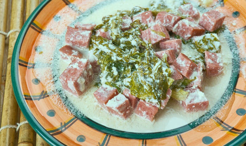 Palusami stock photo. Image of creamed, sauteed, leaf - 97479592