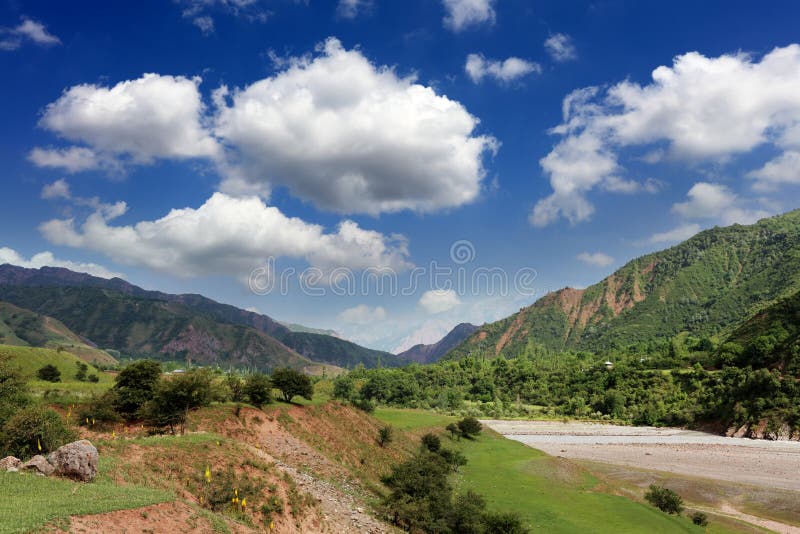 Pamir Mountains, Old Pamir Highway, Tajikistan Stock Photo - Image of ...