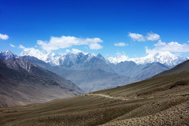 Pamir Mountains, Old Pamir Highway, Tajikistan Stock Image - Image of ...