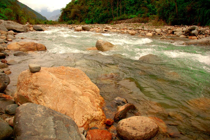 Pampa River stock image. Image of hazardous, rocky, sacred - 957535