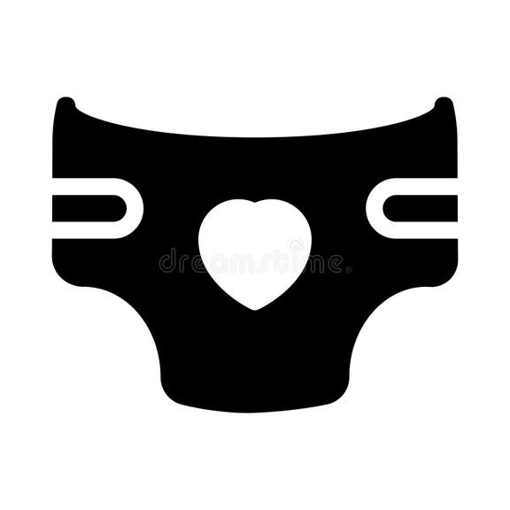 Pamper Board Vector Glyphs Flat Icon Stock Vector - Illustration of ...