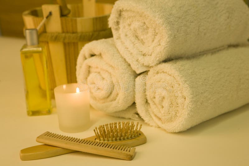 Pampering herself stock photo. Image of spoil, contemprary - 1555828