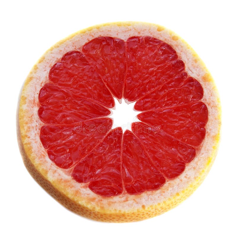 Pamplemousse Coupé En Tranches Image stock - Image du studio, vivacité ...