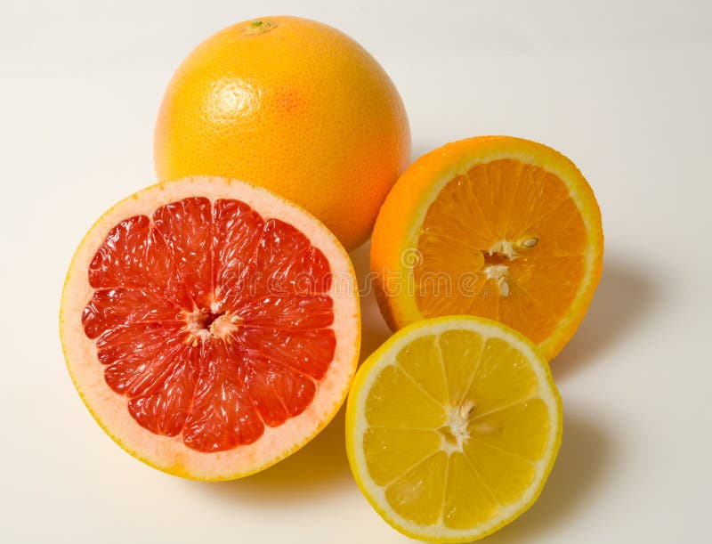 Pamplemousse, Orange, Mandarine Et Citron Photo stock - Image du normal ...
