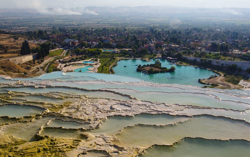 Pamukkale stock image. Image of landscape, travel, color - 35210111