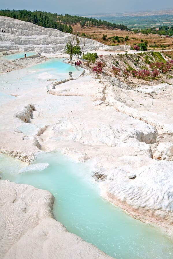 Pamukkale, Site Naturel En Turquie Du Sud-ouest Image stock - Image du ...