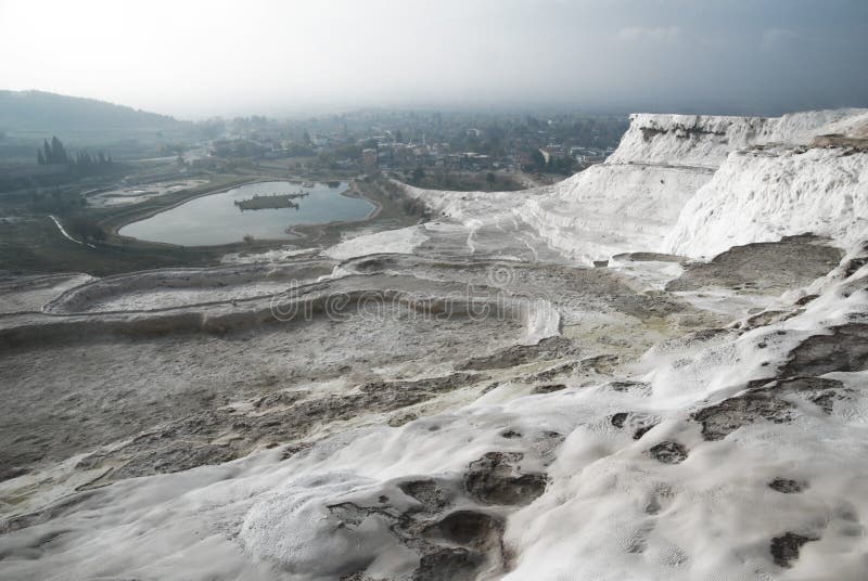 Pamukkale Salt Terraces, Turkey Stock Image - Image of spring, scenic ...