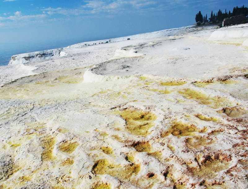 Pamukkale Salt Terraces, Turkey Stock Image - Image of spring, scenic ...