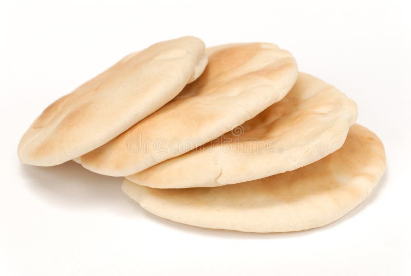 Pan árabe foto de archivo. Imagen de amasado, cocina, cebada - 2977206