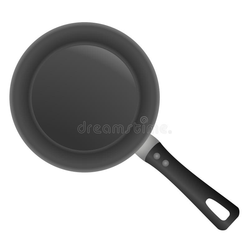 Frying Pan - 3D stock vector. Illustration of skillet - 9362989