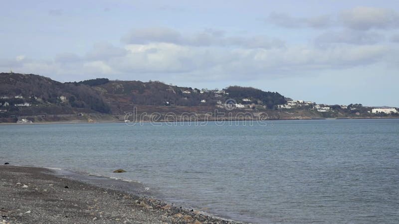 Pan Across Shankill Beach To Killiney and Dalkey Stock Video - Video of ...