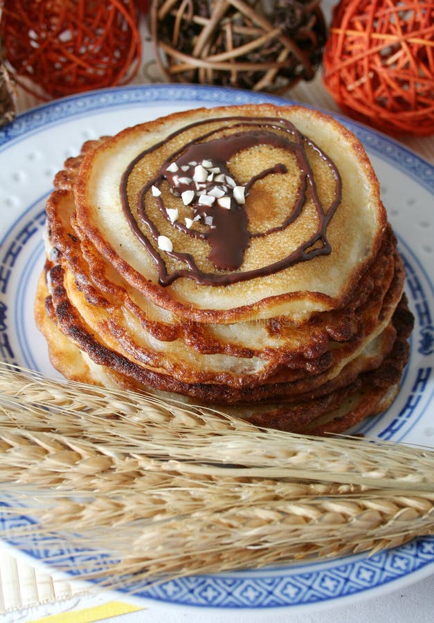 Pan cakes stock image. Image of food, dinner, sugar, cake - 8215531