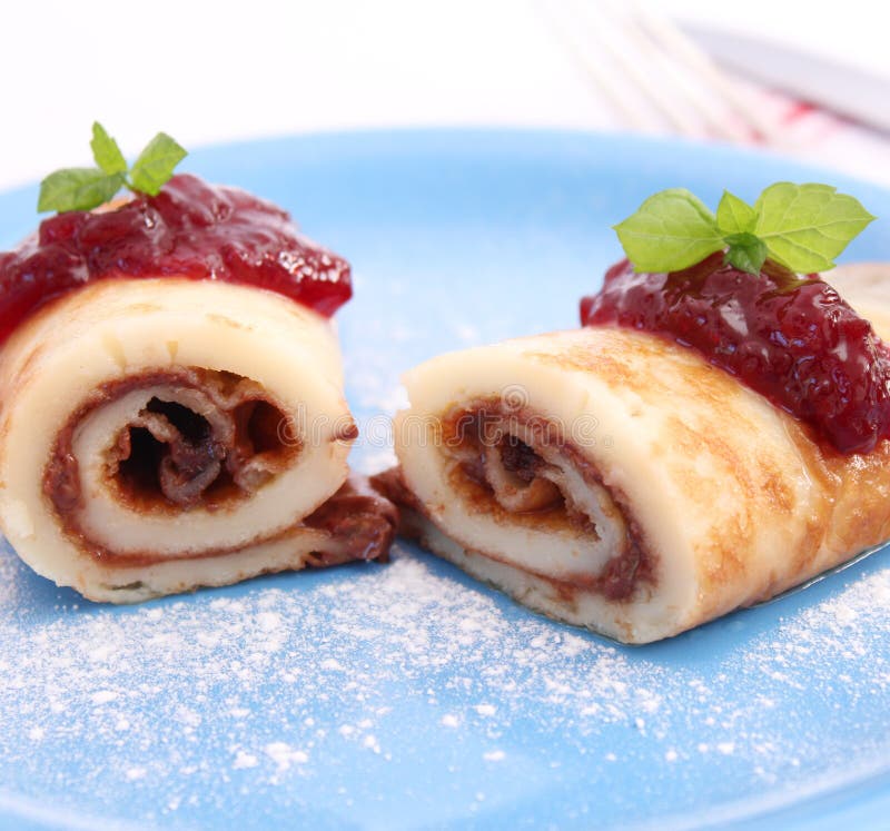 Pan Cakes stock photo. Image of chocolate, sweet, food - 34446774