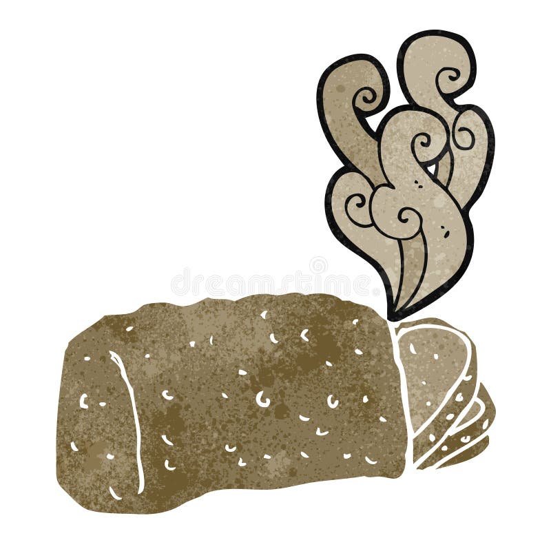 Pan Caliente De La Historieta Ilustración del Vector - Ilustración de ...