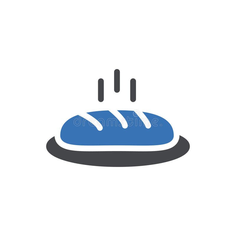 Pan caliente ilustración del vector. Ilustración de alimento - 212376238