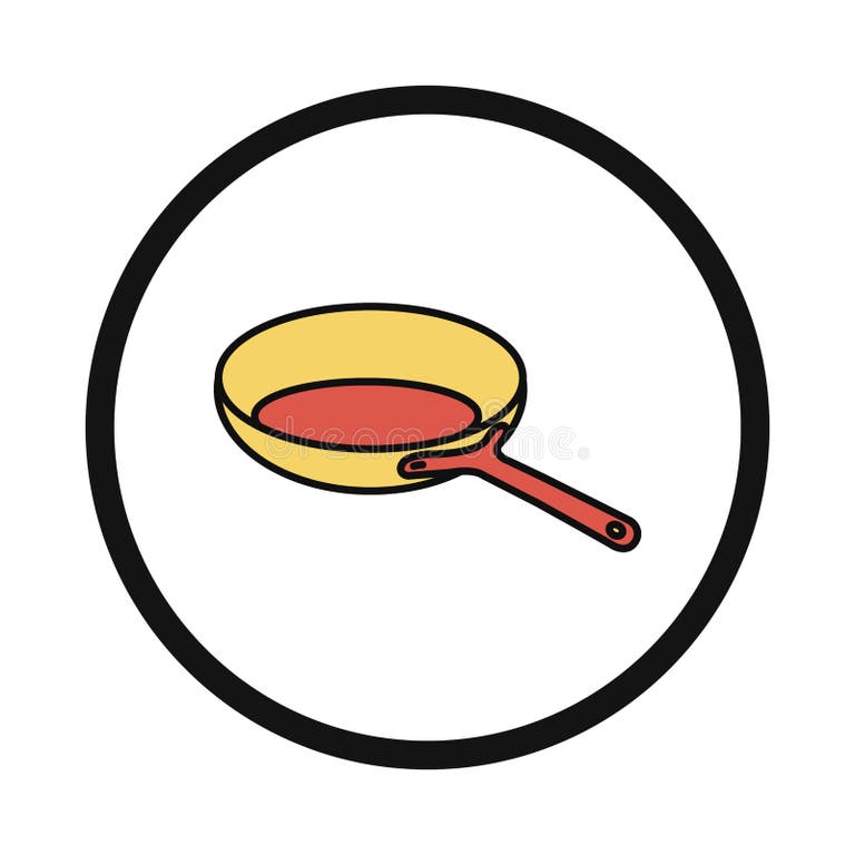 Pan, Cooking Pan, Hand Pan, Cooking Pan Icon Stock Vector ...