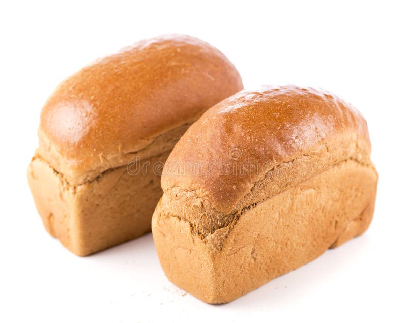 Pan De Centeno Delicioso Aislado De Fondo Blanco Imagen de archivo ...