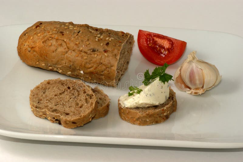 Pan De La Cabaña Con Requesón Foto de archivo - Imagen de delicioso ...