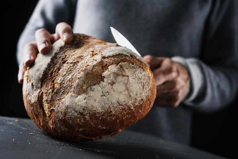 Pan De Payes, a Bread Typical of Catalonia, Spain Stock Image - Image ...