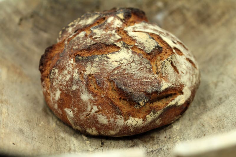 Pan De Madera De Piedra De La Hornada Del Horno Foto de archivo ...